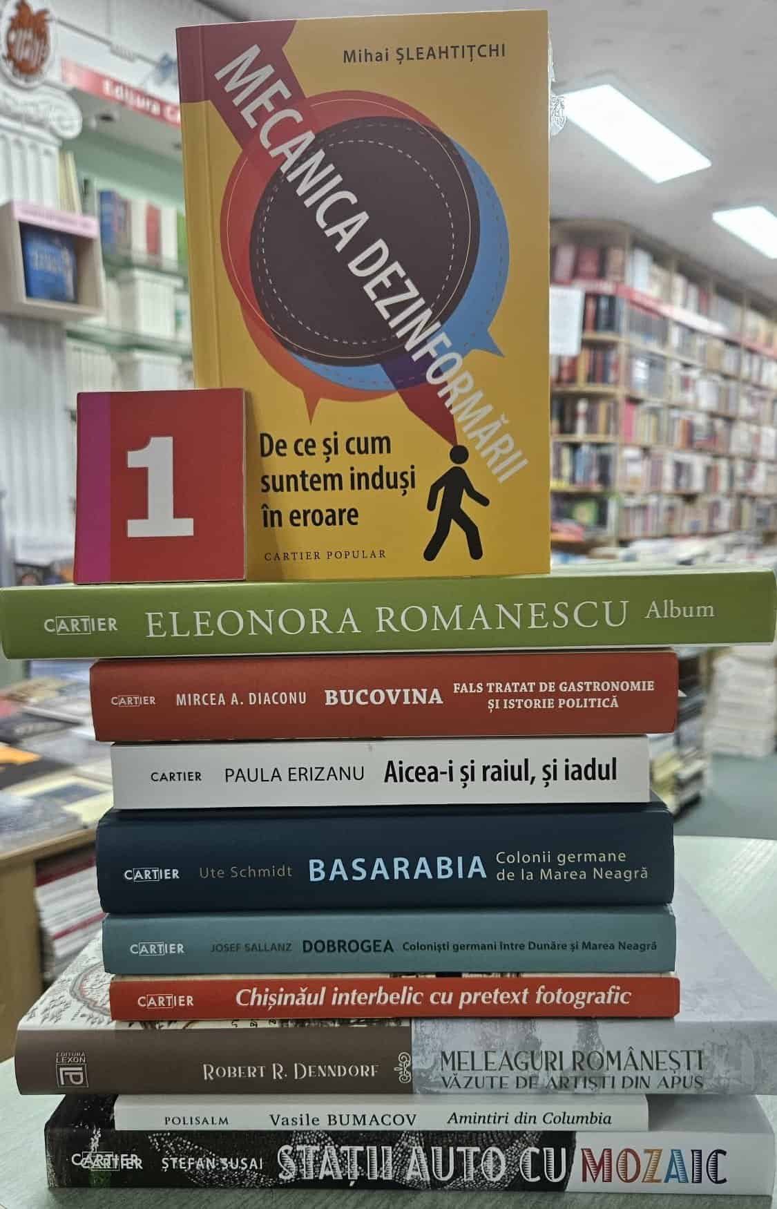 Top vânzări mai 2026. Librăriile Cartier - Editura și Librăriile CARTIER